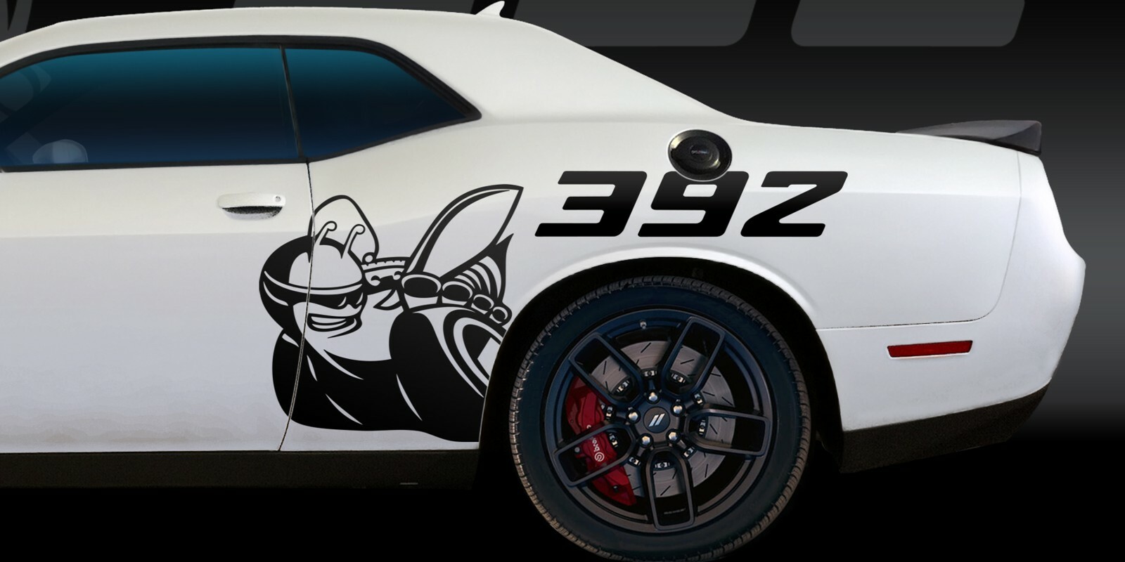 Fits DODGE CHALLENGER 2015-2023 SCAT PACK DECAL SIDE STRIPE BELTLINE ...