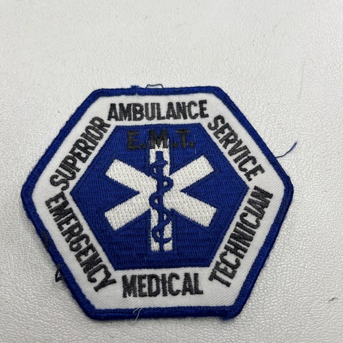 Emergency Medical Technician SUPERIOR AMBULANCE SERVICE Patch B049 | eBay