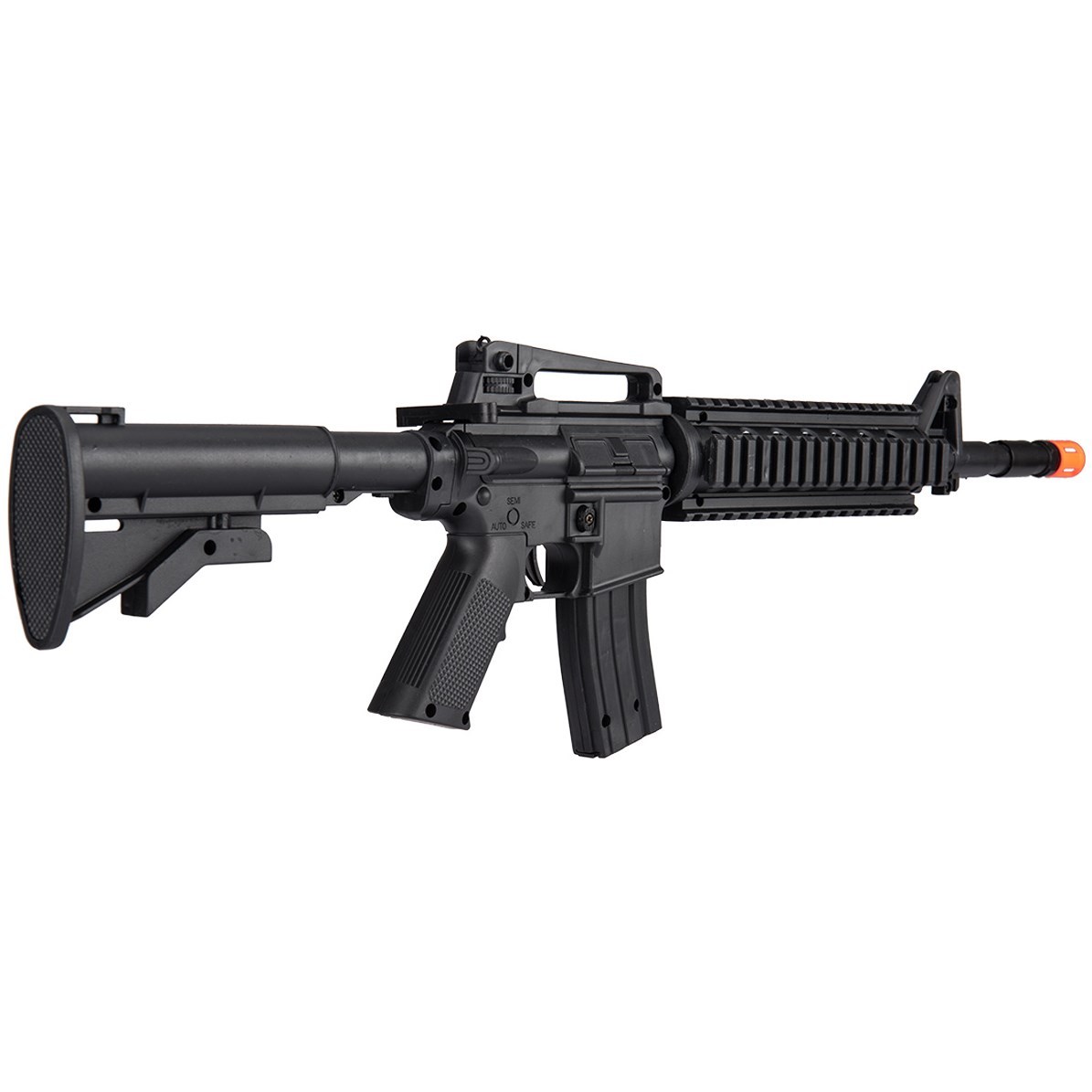 MINI TACTICAL M4 A1 SPRING AIRSOFT RIFLE GUN w/ QUAD RIS RAILS 6mm BB ...