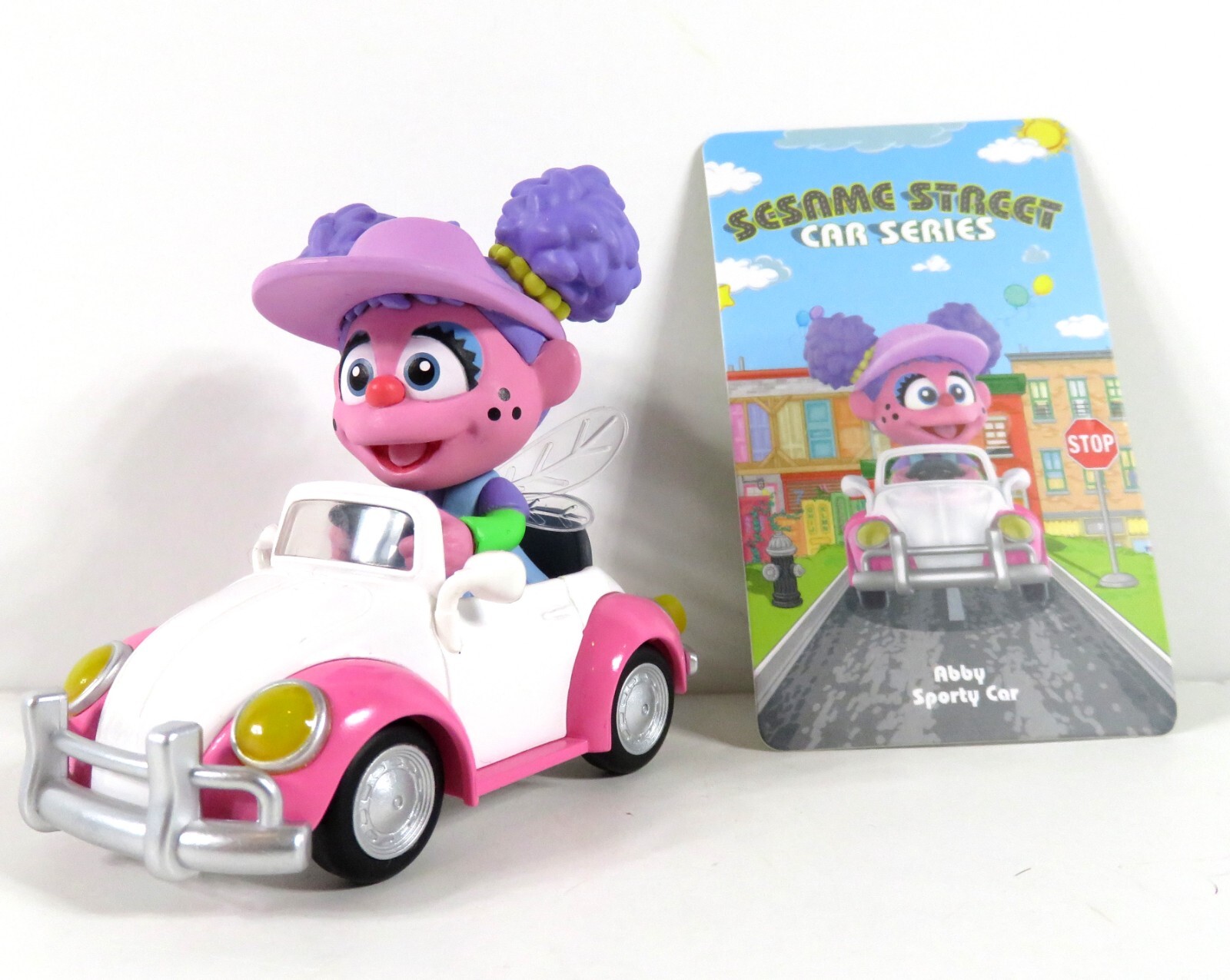 Pop Mart Sesame Street Car Mini Figure Abby Sporty Car NEW | eBay