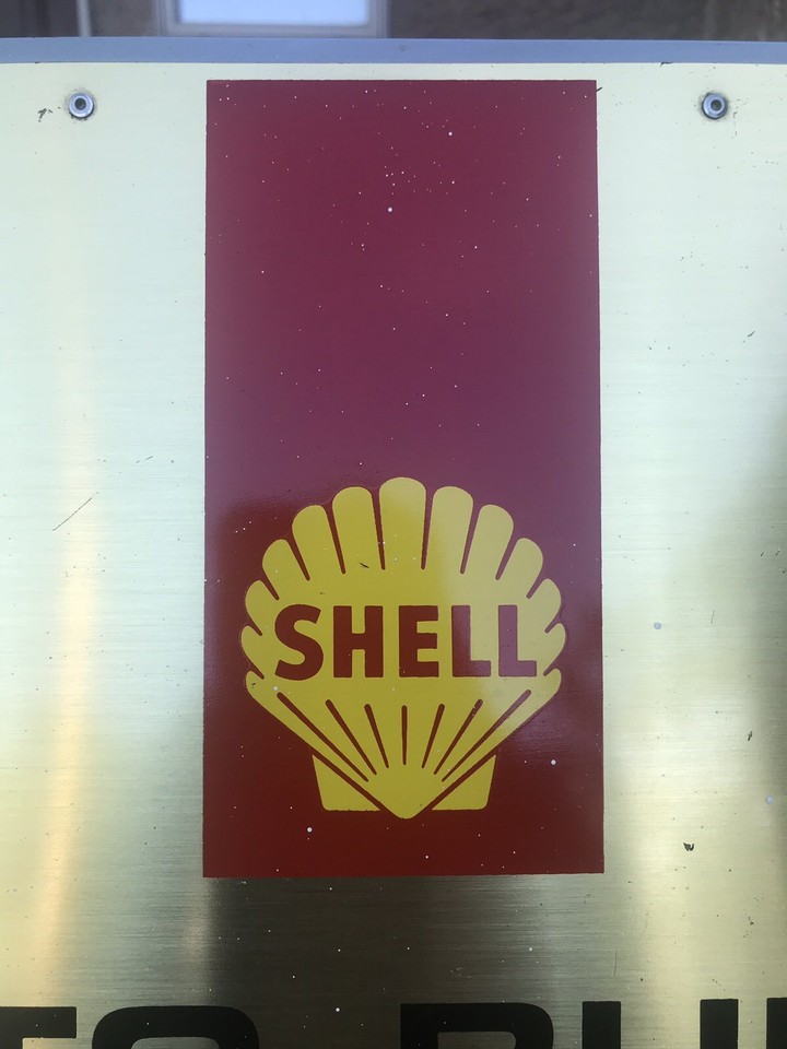 Vintage Shell Oil Advertising Sign Light Bulb Counter Display Sign | eBay