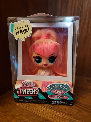 LOL Surprise Tweens Surprise Swap Styling Head with Orange & Pink Hair ...