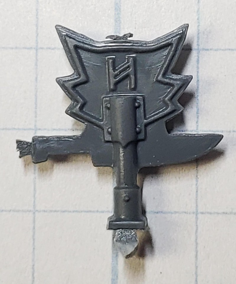 40k Space Wolves Bits Wolf Pack Wolf Guard Command Back Icon Wolf Head ...