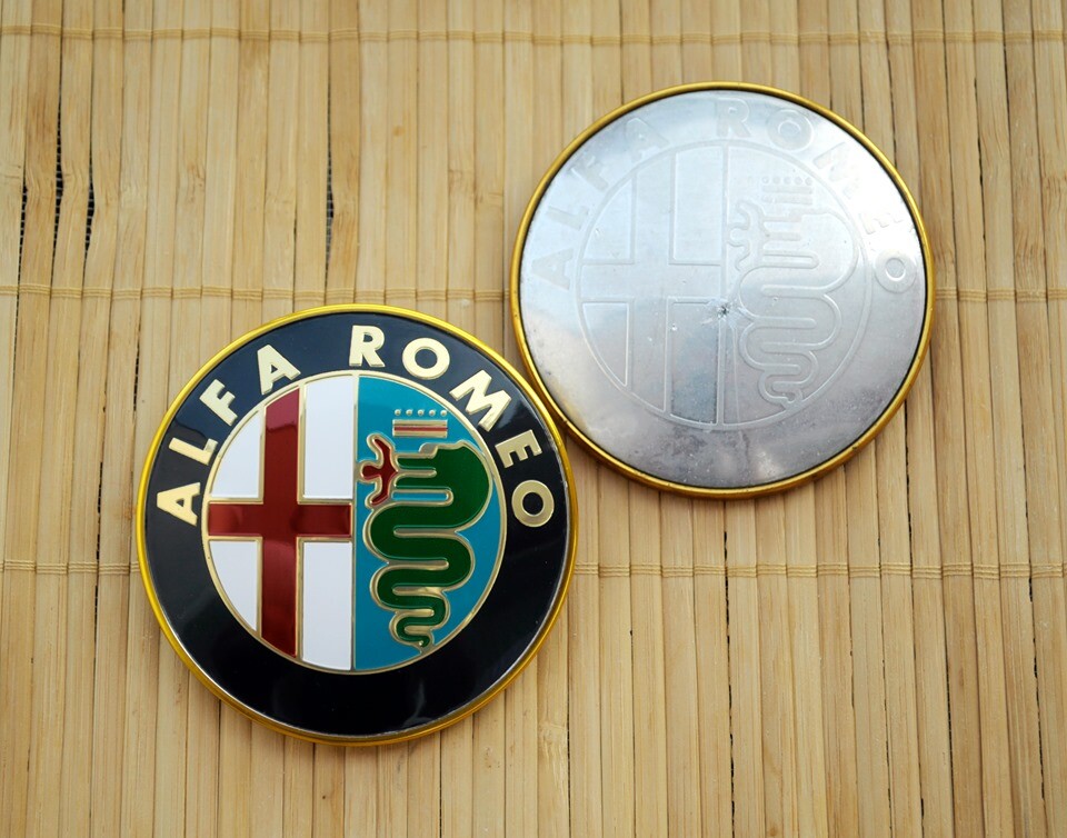 Alfa Romeo 75 Badge Front Grille Replacement Emblem 60596492 ...