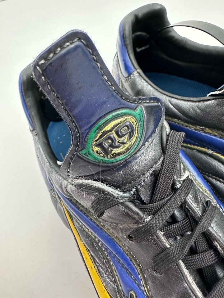 Nike Mercurial 1998 R9 Silver Blue Fenomeno Ronaldo Football Soccer ...