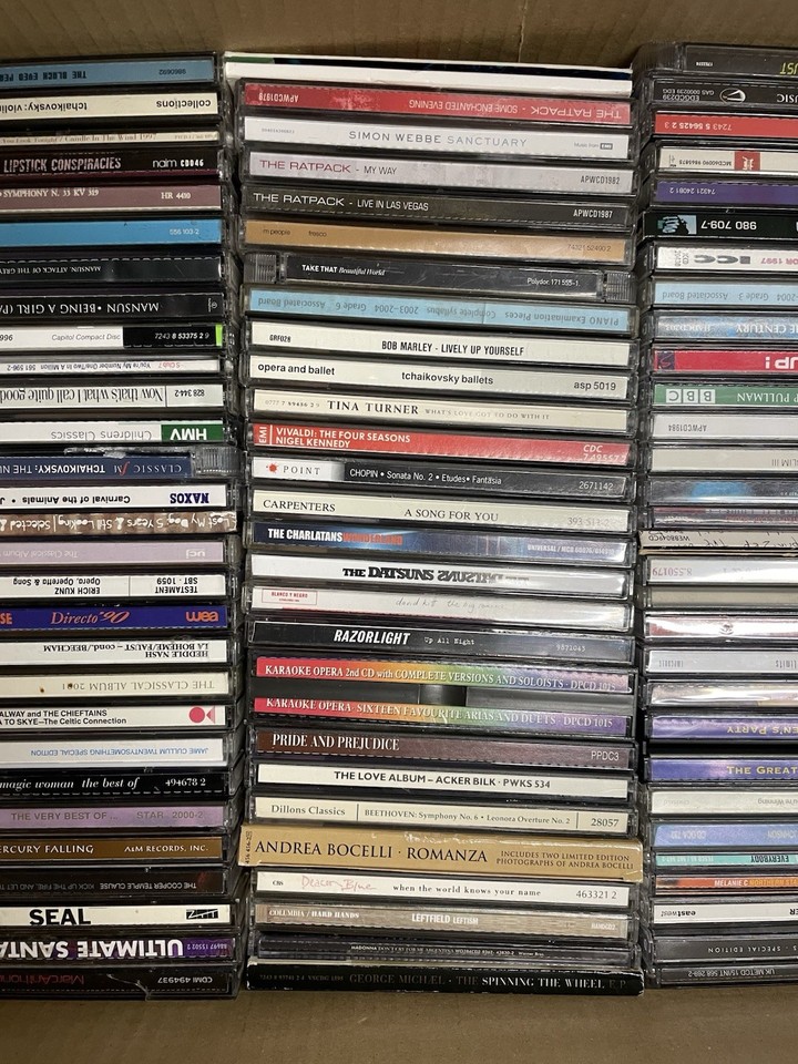 Music CD Bundle Joblot 85 CDS Various Genres Years Bands Wholesale Lot ...