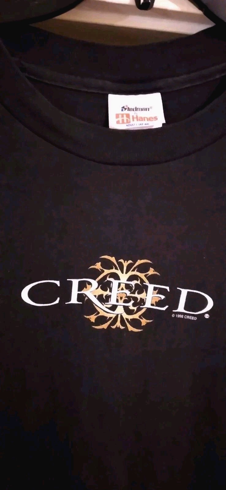 Vintage 1998 Creed Band Emblem Rock Music Shirt 🎸 My… - Gem