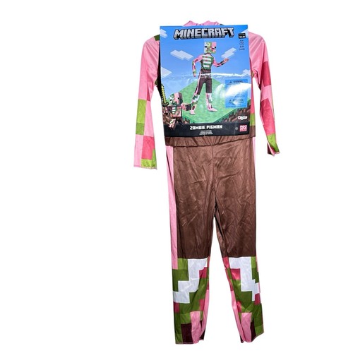 Minecraft Zombie Pigman Classic Gaming Child Halloween Costume Sz Small ...