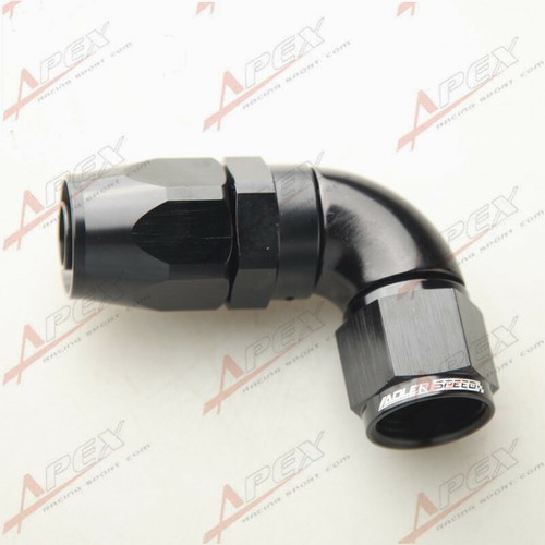 Swivel 90 Degree -10AN AN10 10AN AN-10 Hose End Fitting Black | eBay