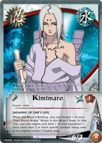 Kimimaro - PR-028 - Common - 1st Edition Promo Cards NM/LP - Naruto | eBay