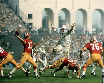 NFL 1973 Super Bowl Washington Redskins QB Billy Kilmer Color 8 X 10 ...