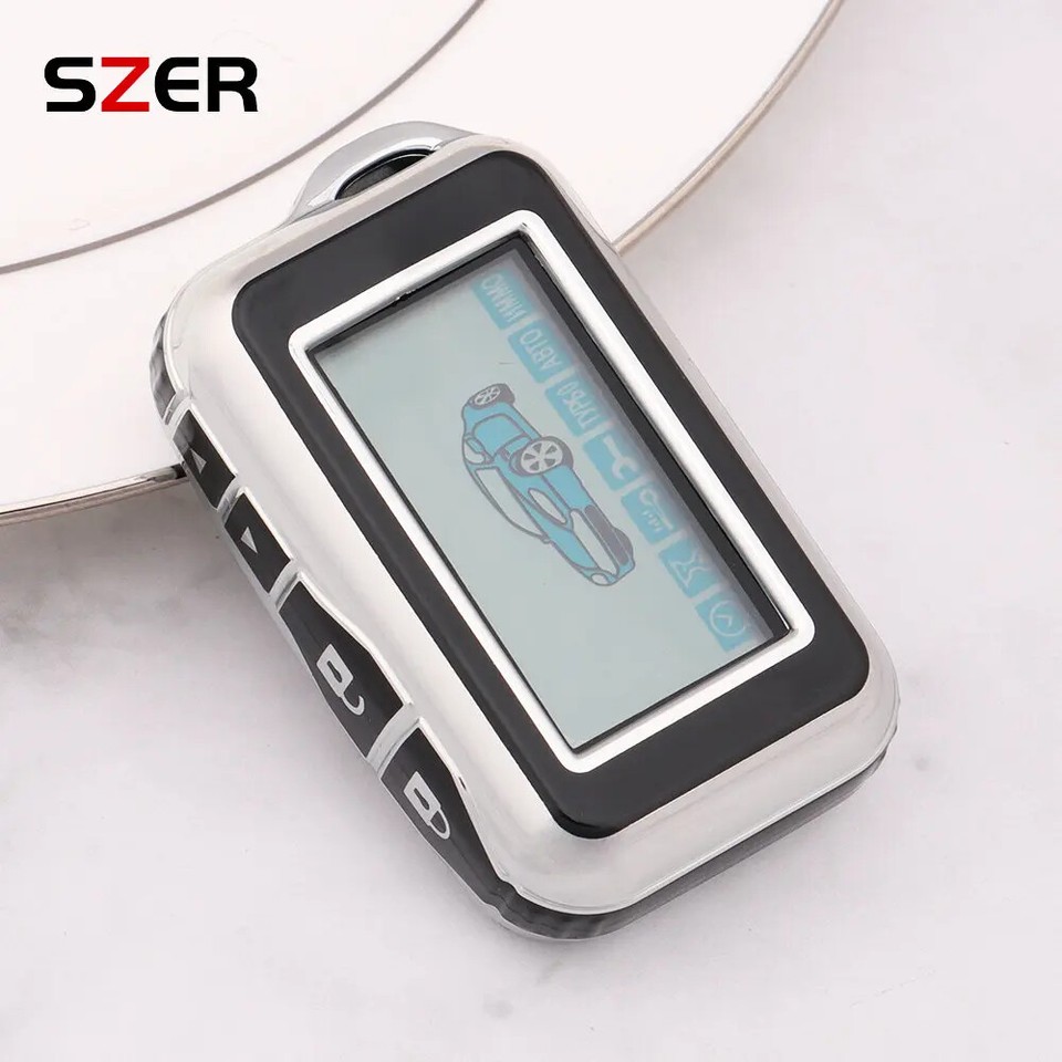 For Starline E60 E61 E62 E90 E91 Russian E90 Two Way Alarm LCD Key Case Cover | eBay