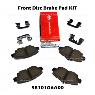⭐Genuine⭐ Front Disc Brake Pad KIT 58101G6A00 for Hyundai Casper Kia ...