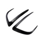 Fits Tesla Model Y 2019-23 Real Carbon Fiber Front Bumper Canards Fins ...