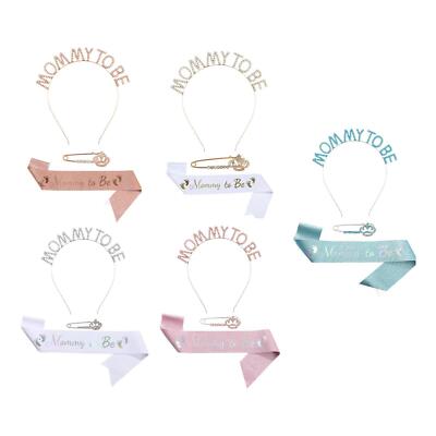 Sash Set Headband Sash Brooch Set Decor Comfortable Party Decoration | eBay