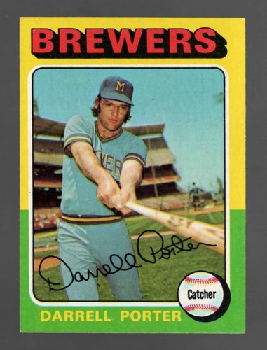 1975 Topps Darrell Porter Milwaukee Brewers #52 Excellent | eBay