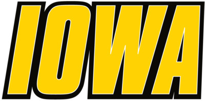 University of Iowa Hawkeyes sticker logo NCAA weatherproof bumper vinyl ...
