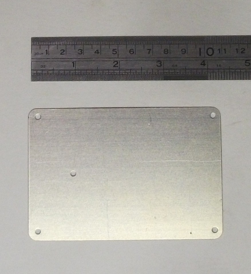 Reflector Plate Aluminum Backed 110mm X 75mm, 4 ea. | eBay