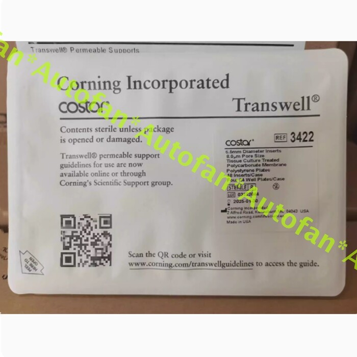 12Pcs/Pack New Corning 3422 Transwell-24 Membrane Nested 6.5mm8.0um ...