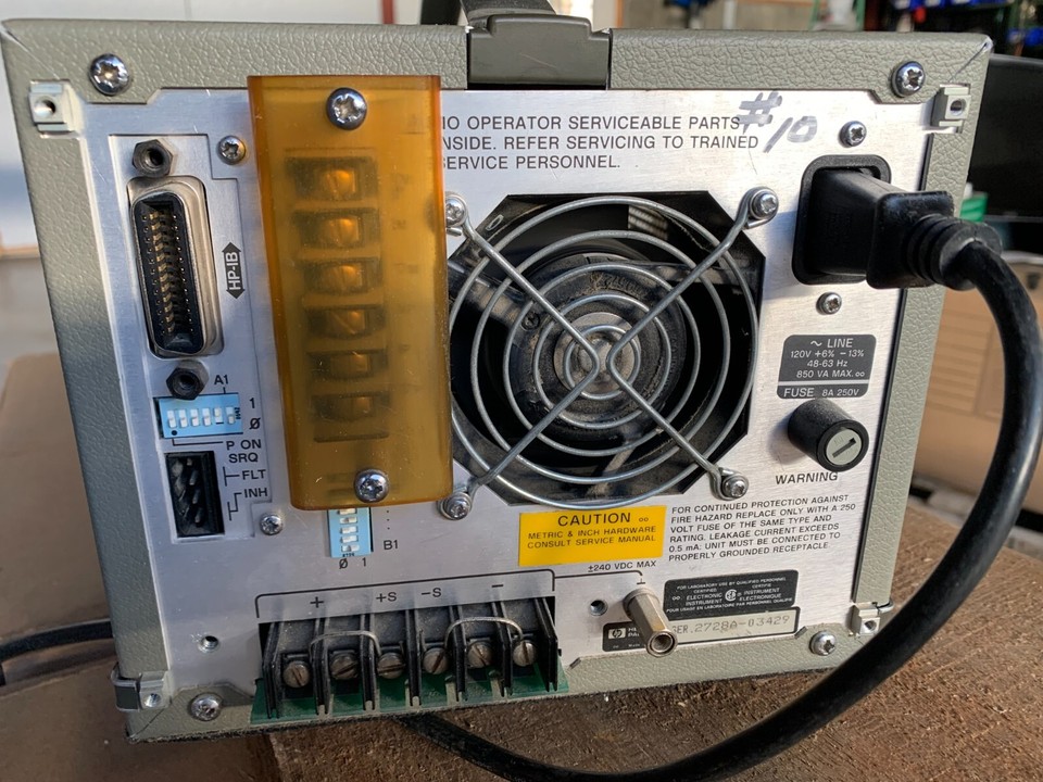 HP 6038A DC Lab Power Supply 0 to 60V 0 to 10A, 200 W Programmable ...