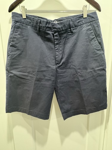 Goodfellow & Co Men’s SZ 34 Linden Tech Flat Front Shorts Navy Blue 9.5 ...
