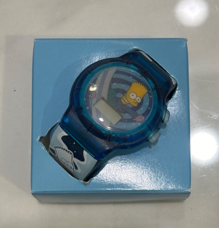 Vintage 2002 Burger King -The Simpsons Bart Simpson Talking Watch In ...