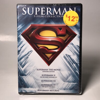 Superman 5-Film Collection BRAND NEW SEALED DVD (1978-2006) Reeves Gene ...