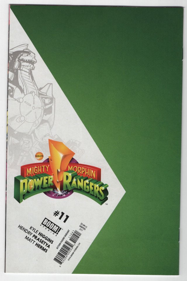 MIGHTY MORPHIN POWER RANGERS #11 Z-PUTTY Action Figure Variant Boom ...