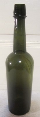Ca 1865 olive green whiskey bottle Pittsburgh Stoddard globby lip | eBay