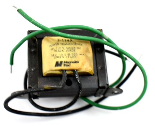 MagneTek F114X Power Transformer ~ 117V ~ 50/60 Hz Black Leads 12V 700 ...