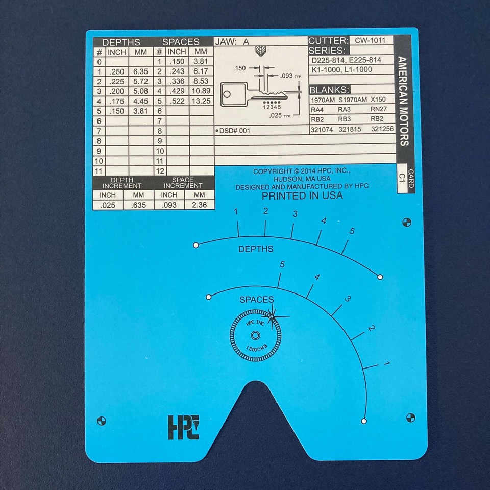 New HPC Replacement Code Cards for 1200 CMB Blitz - Free Shipping ...