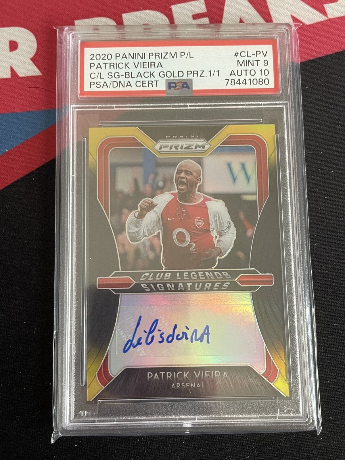 Panini 20-21 Prizm EPL Arsenal Club Legends Signatures 1/1 Patrick ...