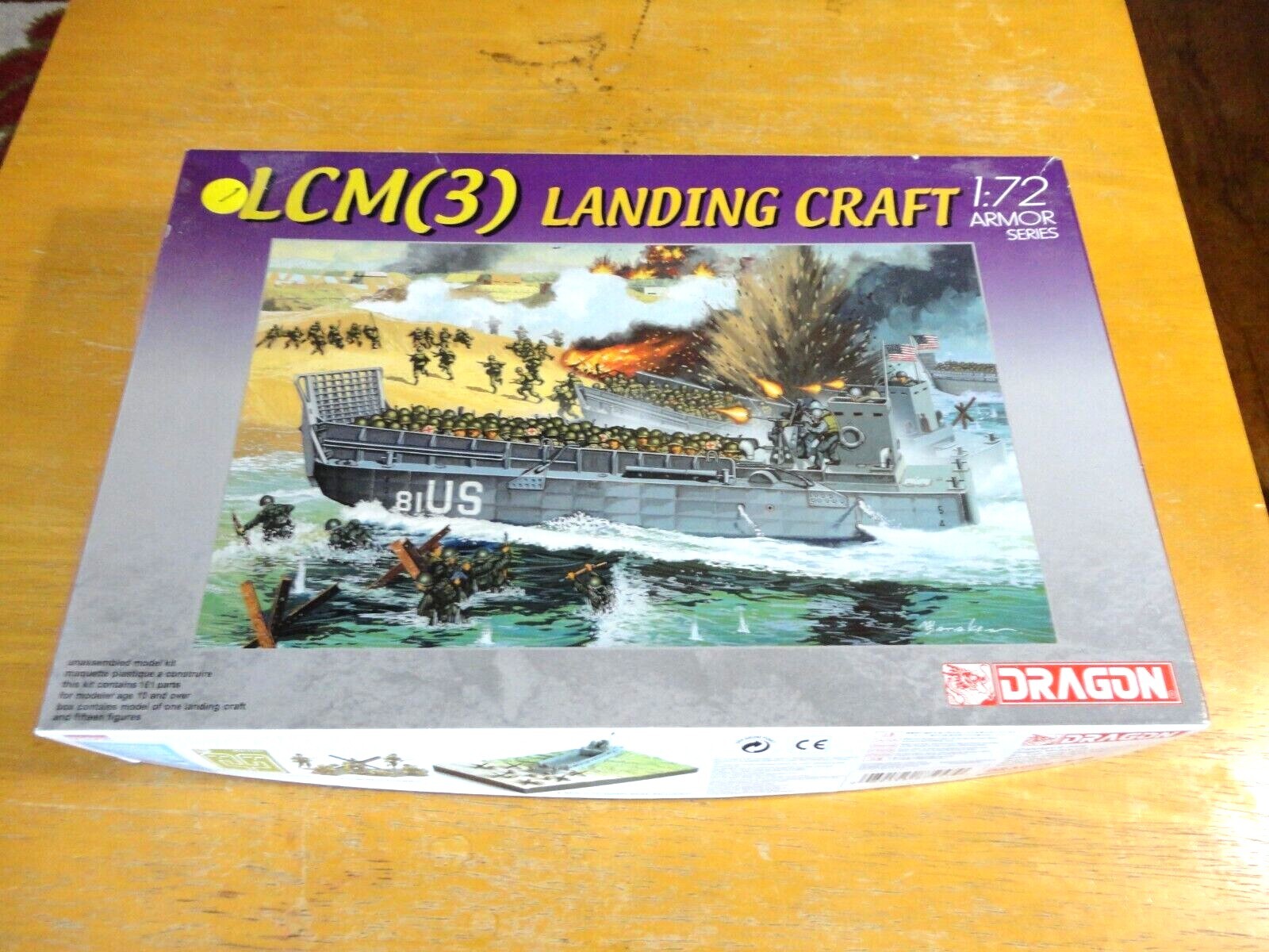 2004 DRAGON Model LCM (3) LANDING CRAFT Kit #7257 Includes PHOTO-ETCHED ...
