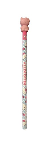 Blue Colorful Graffiti Lead Wooden Pencil w Light Pink Hello Kitty ...