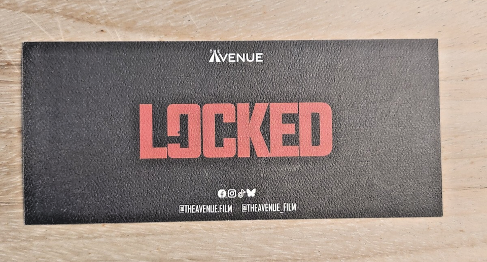 2025 Locked Advance Screening Movie Ticket Anthony Hopkins Bill ...