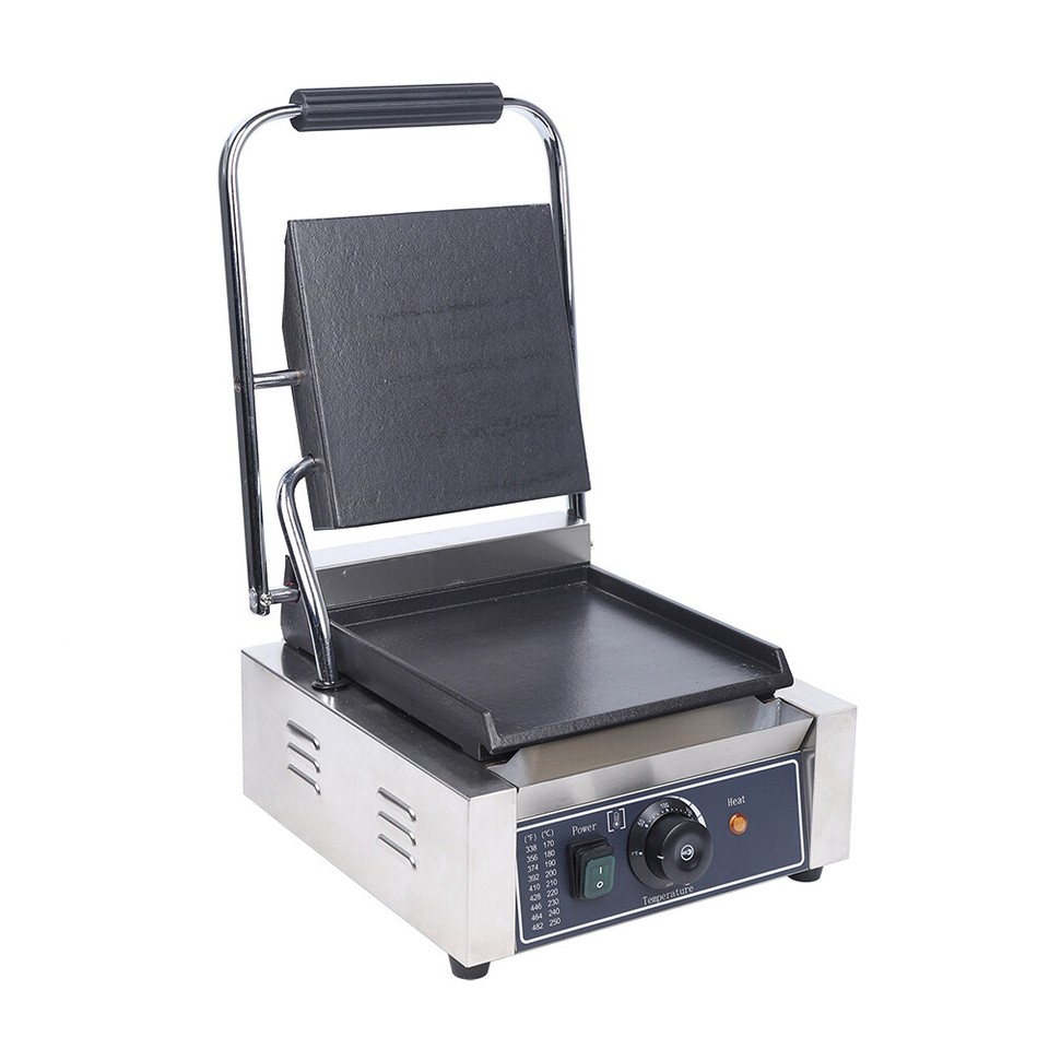 Commercial Sandwich Steak Maker Electric Grill Panini Press Griddle ...