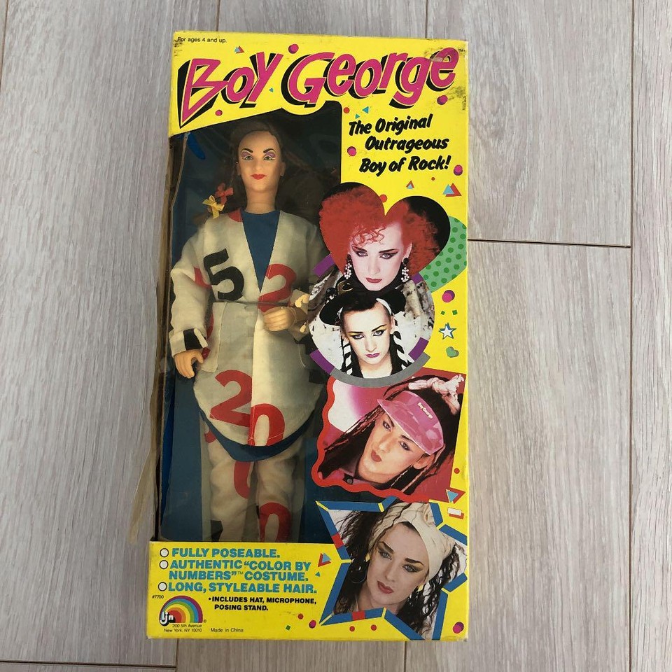 Boy George Doll Culture Club Vintage 80s Rock 1984 12in Original Box ...