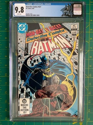 Detective Comics #527 CGC 9.8 White Pages DC 1983 Batman Custom Label ...