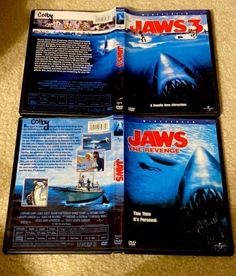 Lot Of 3 JAWS DVDs Anniversary Collector’s Edition, The Revenge, 3 | eBay