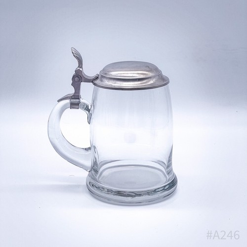 Vintage Rastal Zinn Jarra de Cerveza Cristal Con Tapa Hojalata Hecho | eBay