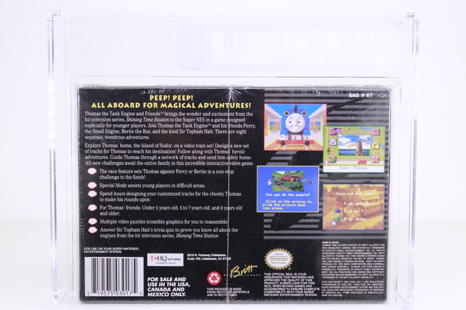 Thomas the Tank Engine & Friends (Super Nintendo Entertainment System ...
