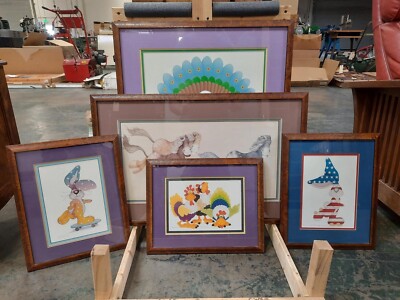 RARE Collectable Set Stewart Moskowitz Signed Art Prints American ...