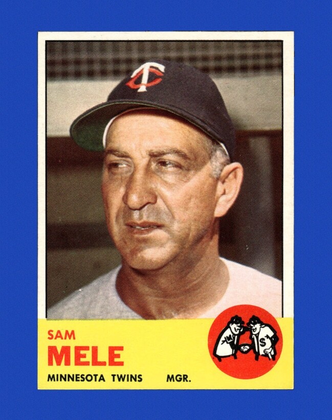 1963 Topps Set-Break #531 Sam Mele MGR NR-MINT *GMCARDS* | eBay