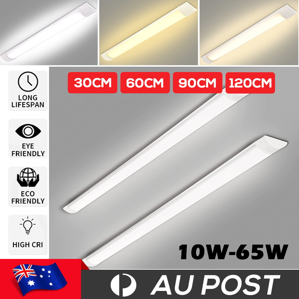 LED Slim Ceiling Batten Tube Light 60CM 90CM 120CM Linear Fluro ...