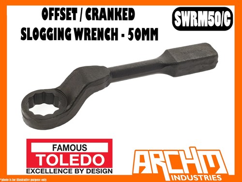TOLEDO SWRM50/C - OFFSET / CRANKED SLOGGING WRENCH 50MM - METRIC | eBay ...