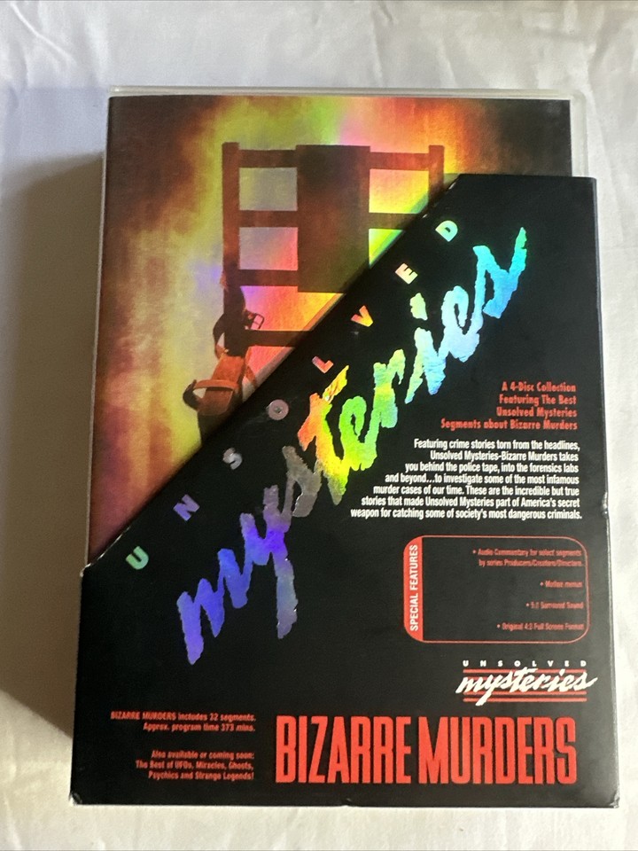 Unsolved Mysteries Bizarre Murders DVD Box Set 2005 4-Disc | eBay