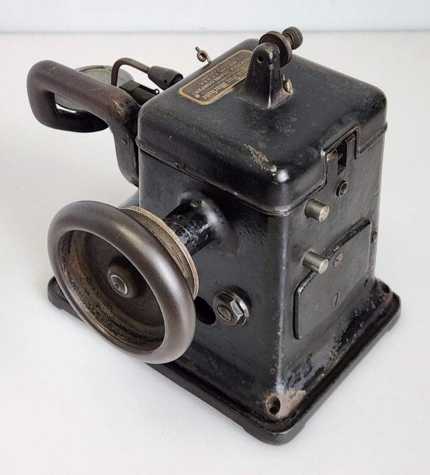 Frederick Osann Company Fur Machine Antique Sewing USA Patented Sept. 1 ...
