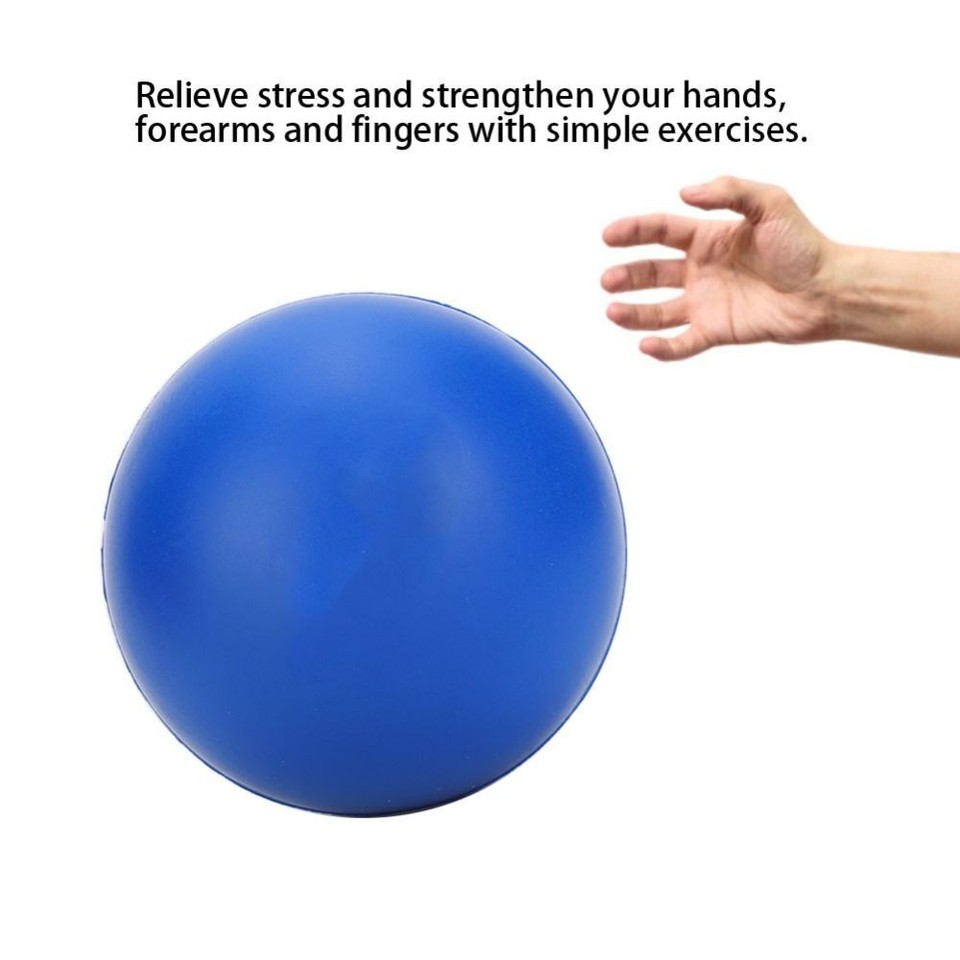 2PCS Massage Therapy Grip Ball for Hand Finger Strength Exercise Stress ...