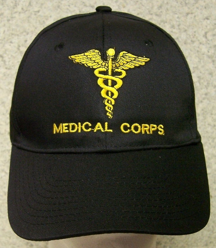 Embroidered Baseball Cap Military Medical Corps NEW 1 hat size fits all ...