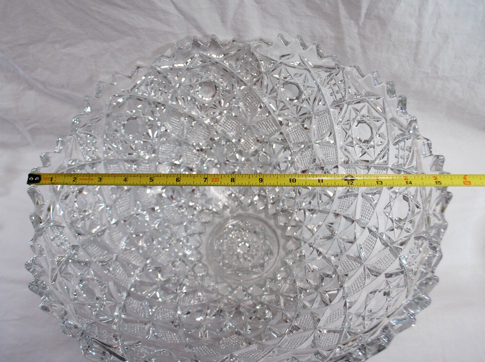 Rosby Clear by Fostoria Punch Bowl, Stand, 14 Cups & Plastic Ladle ...